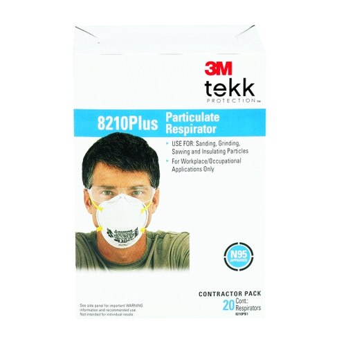 3M™ 46457 Particulate Respirator 8210 (AAD), N95 NIOSH Approved