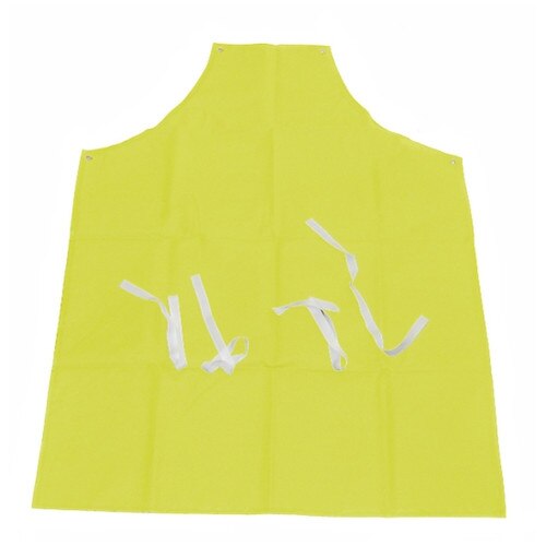 Heavyweight Hycar Butcher Aprons w/Stomach Patch,35"x45", Ye