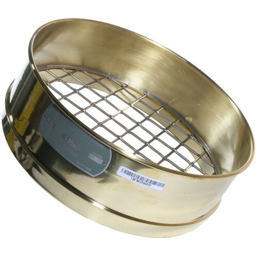 Advantech 1-1/2"BS12F ASTM Brass 12-Inch Test Sieve with Stainless ...