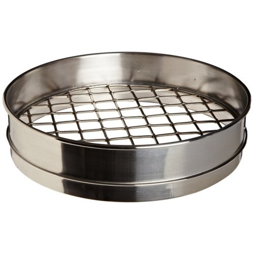 Advantech 1-1/2"SS12F ASTM Stainless Steel 12-Inch Test Sieve with ...