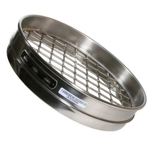 Advantech 1-1/4"SS12H ASTM Stainless Steel 12-Inch Test Sieve with ...