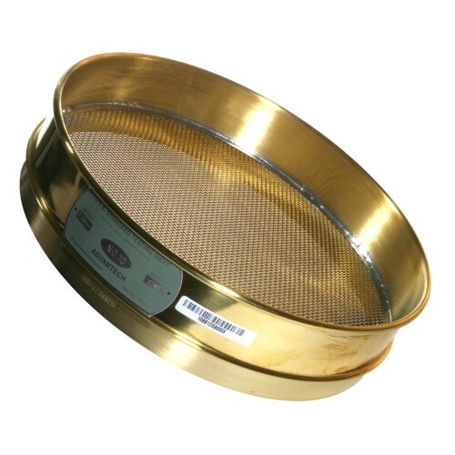 Advantech 12BB12H ASTM Brass 12-Inch Test Sieve with Brass WM: #12, HH E