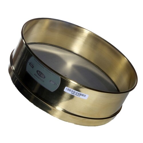 Advantech 140BS12F ASTM Brass 12-Inch Test Sieve with SS WM #140, Full He