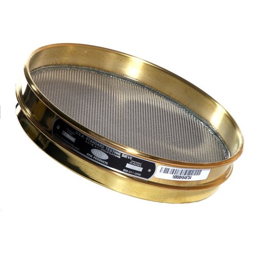 Advantech 16BS8H ASTM Brass 8-Inch HH Test Sieve with SS WM #16