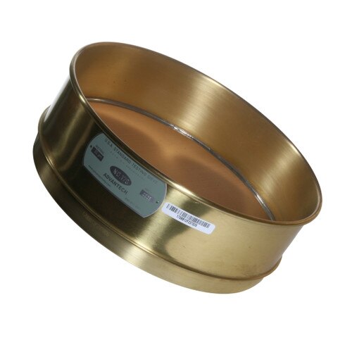 Advantech 170BB12F ASTM Brass 12-Inch Test Sieve with Brass WM #170, FH