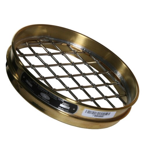 Advantech 1.06"BS8H ASTM Brass 8-Inch Half Height Test Sieve with ...