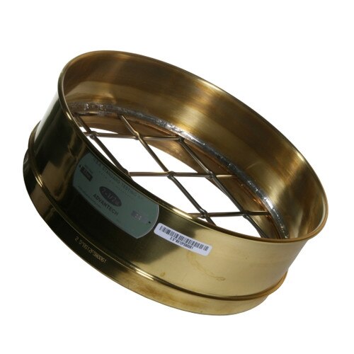 Advantech 2-1/2"BS12F ASTM Brass 12-Inch Test Sieve with Stainless ...