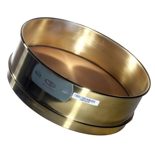 Advantech 270BB12F ASTM Brass 12-Inch Test Sieve with Brass WM #270 FH