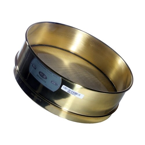 Advantech 30BB12F ASTM Brass 12-Inch Test Sieve with Brass WM #30, FH