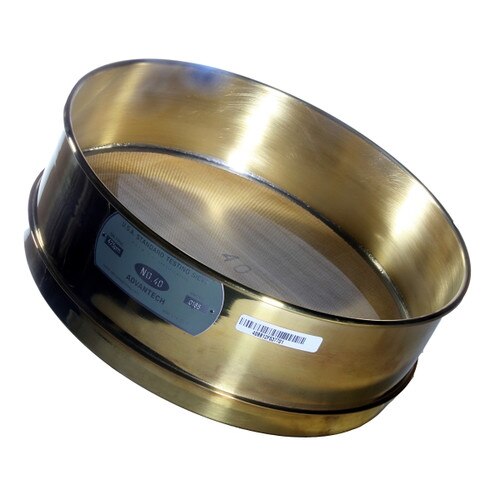 Advantech 40BB12F ASTM Brass 12-Inch Test Sieve with Brass WM #40, FH