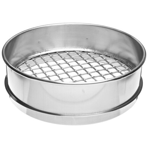 Advantech 5/8"SS12F ASTM Stainless Steel 12-Inch Test Sieve with ...