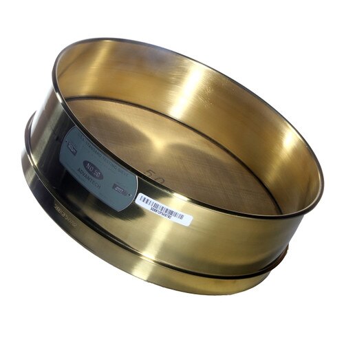 Advantech 50BB12F ASTM Brass 12-Inch Test Sieve with Brass WM #50, FH
