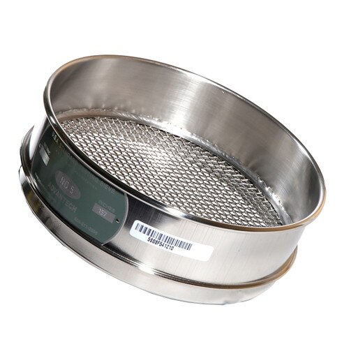 Advantech 5SS8F ASTM Stainless Steel 8-Inch Full Height Test Sieve with ...