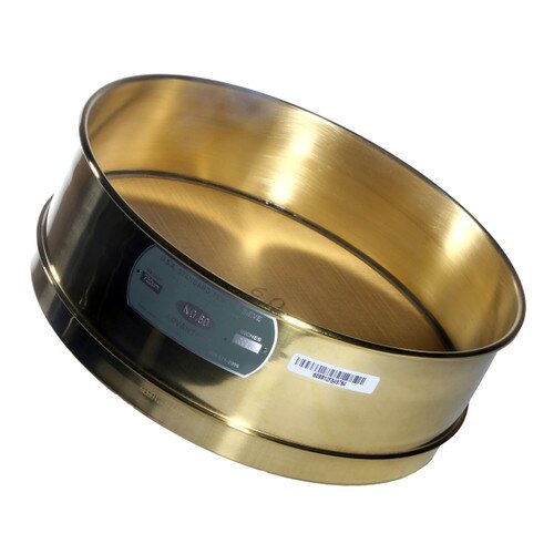 Advantech 60BB12F ASTM Brass 12-Inch Test Sieve with Brass WM #60, FH