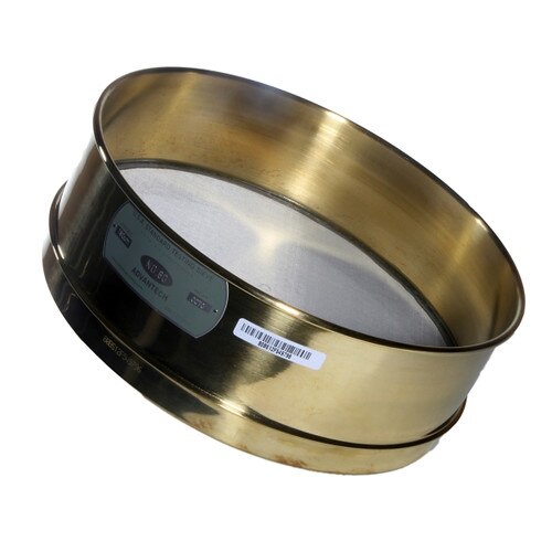 Advantech 80BS12F ASTM Brass 12-Inch Test Sieve with SS WM #80, FH
