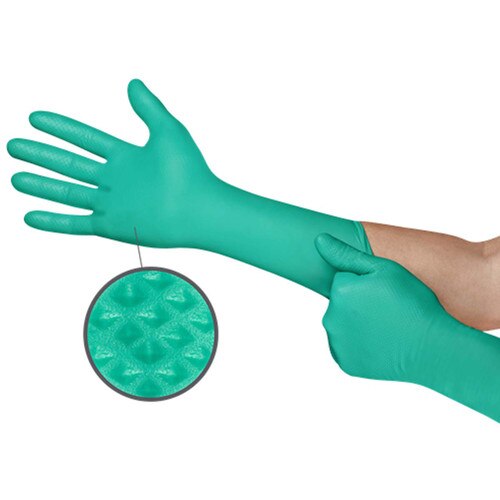 Ansell® 93287070 Microflex® 93-287 Nitrile Exam Gloves with Mega T