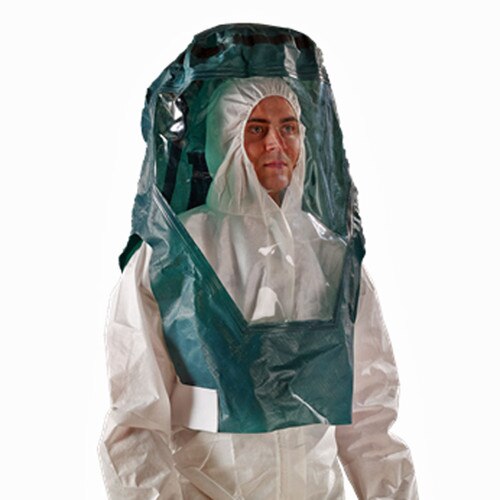 Ansell® OR50-T-92-516-05 AlphaTec® 5000 Hazmat Cape Hood with PVC