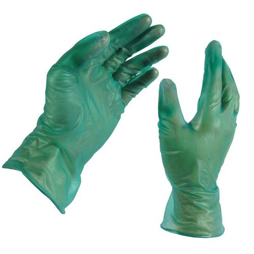 Ansell® V512 Microflex® Aloe Flex® V51 Green Vinyl Gloves