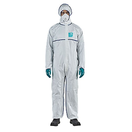 Ansell® WH20-B-92-128-04 AlphaTec® 2000 SOCO Forensic Coveralls