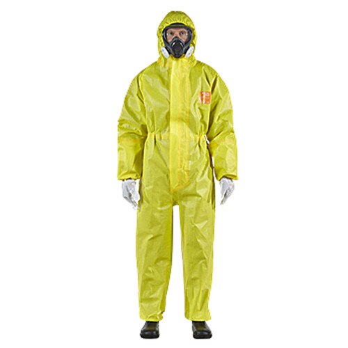 Ansell® YE30-W-92-121-06 AlphaTec® 3000 Hazmat Coveralls with