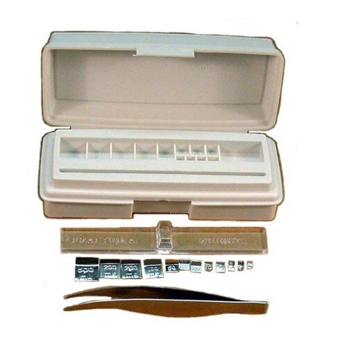 Ohaus 290-00 12-Piece Balance Calibration Weight Set, 1mg to 500mg ...