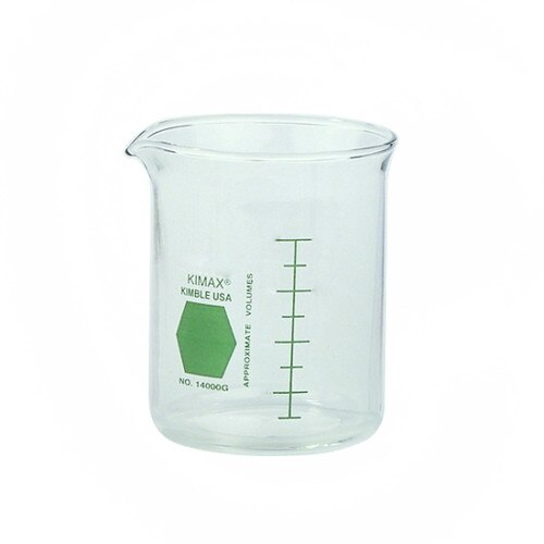 Kimble® 14000G-400 KIMAX® Griffin Glass Beaker with Spout, Low Form, Gradua