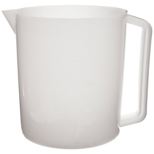 Nalgene 1220-2500 Graduated Plastic Beaker with Handle & Molded Graduation