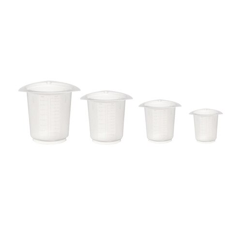 Dyn-A-Med 80091 Tri-Stir Graduated Disposable Beaker Starter Pack, Polyprop