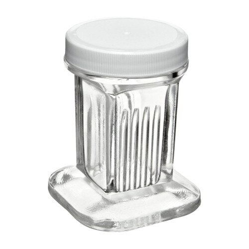 Wheaton® 900520 Coplin Staining Jar with Screw Cap, 55mL Capacity, Holds 5