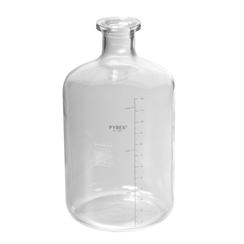 Corning® 1596-19L PYREX® 19L Carboy Solution Bottle with 72mm Tooled Neck,