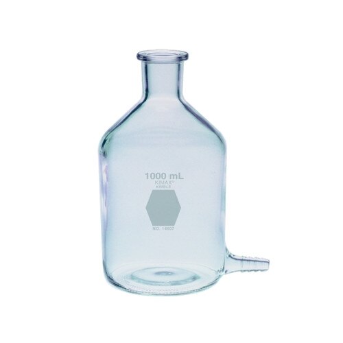 Kimble® 14607-500 KIMAX® Aspirator Bottle with Tooled Top and Bottom Hose O