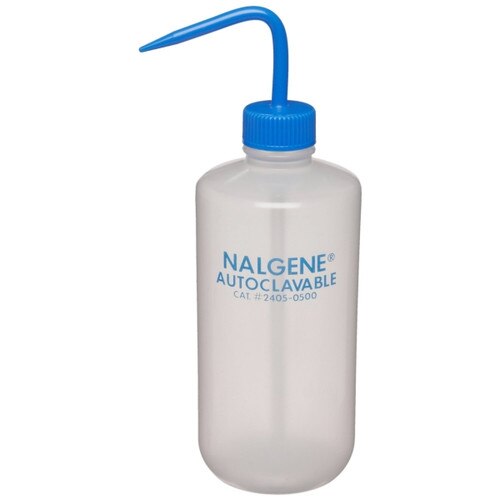 Nalgene® 2405-1000 Autoclavable Wash Bottle, Polypropylene Copolymer, 1000m