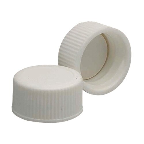 Wheaton® 239212 White Polypropylene Screw Cap with PVC Liner, 33-400 ...