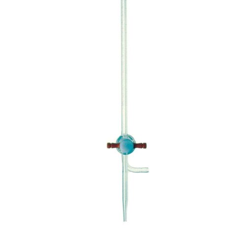 Kimble® 17115F-5 KIMAX® 5mL Glass Micro Buret 3-Way PTFE Stopcock, Class A
