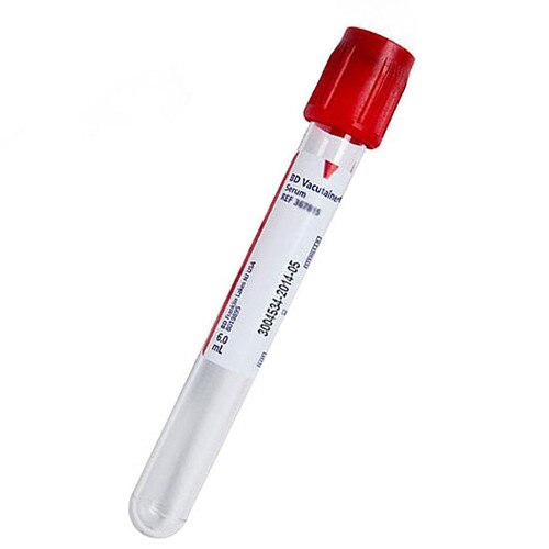 BD Medical 367812 Vacutainer® Plus Plastic Serum Blood Collection Tubes ...