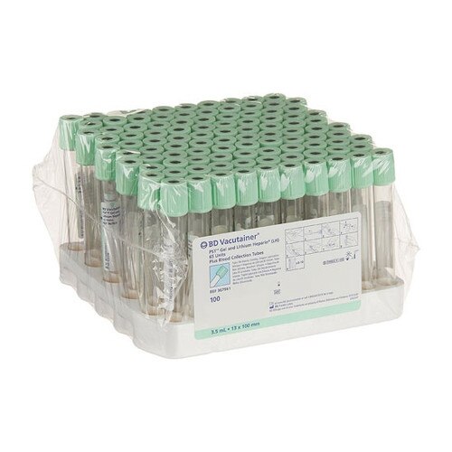 BD Medical 367962 Vacutainer Plus Plastic PST Blood Collection Tubes ...