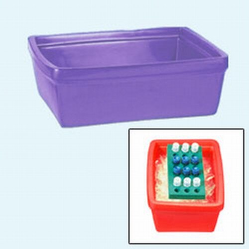 Bel-Art M18848-9196 Magic Touch™ Purple Maxi Insulated Lab Ice Pan, 9L