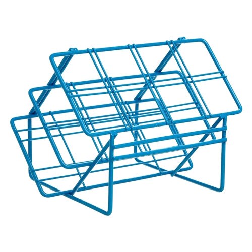 Bel-Art 187940028 POXYGRID® Epoxy Coated Slant Centrifuge Tube Rack for 50m