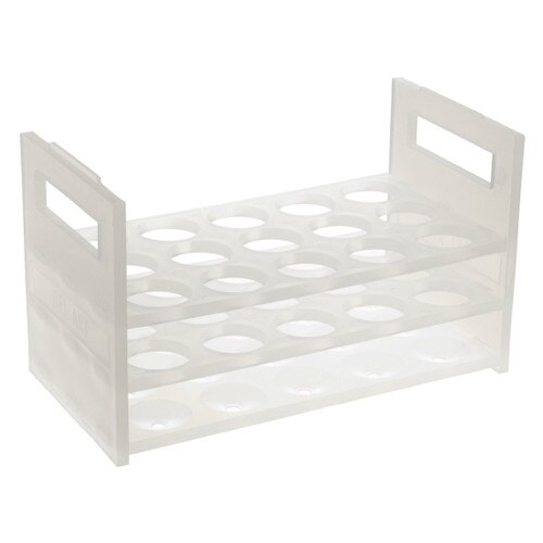 Bel-Art 188590000 Heavy Duty Test Tube Rack for 27 to 30mm Tubes, Polypropy