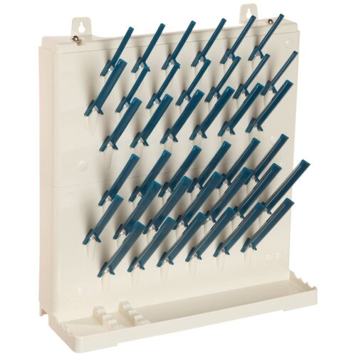 Bel-Art 189330014 Lab-Aire® II Wall-Mount Glassware Drying Rack, Single-Sid