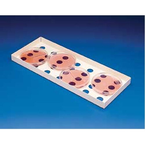 Bel-Art 189830000 Stackable Petri Dish Incubation Tray Rack, Epoxy-Coated S