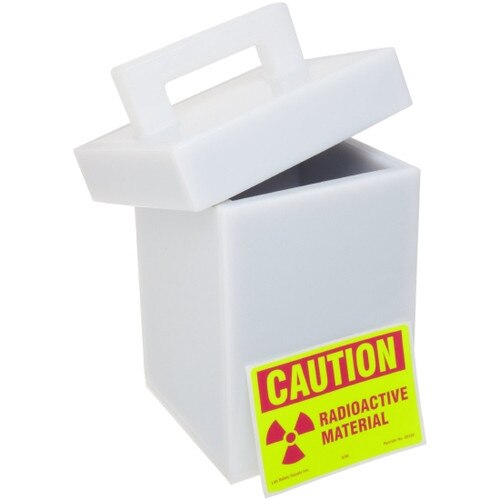 Bel-Art 249600001 Scienceware® Lead Lined Plastic Gamma & Beta Storage Box,
