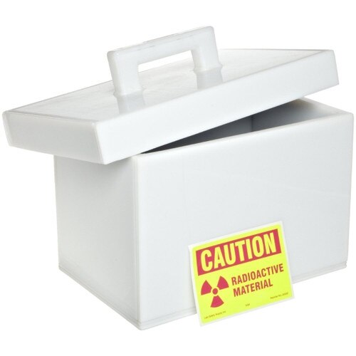 Bel-Art 249600002 Scienceware® Lead Lined Plastic Gamma & Beta Storage Box,