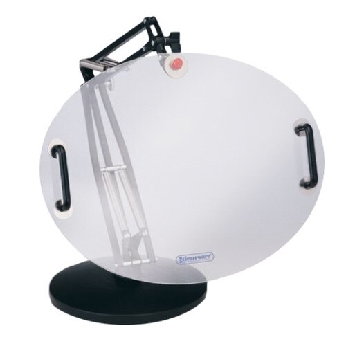 Bel-Art 249660002 Plexiglas® Adjustable Single Safety Splash Shield, Island