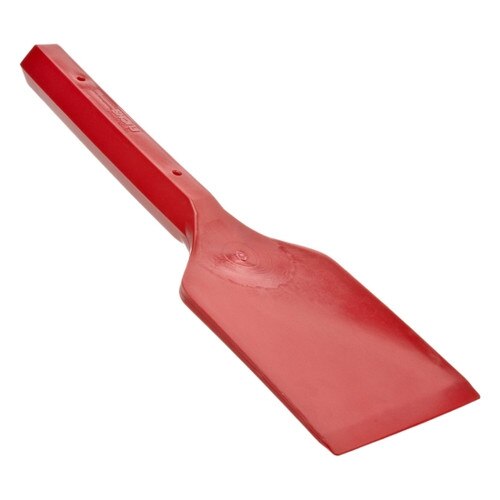 Bel-Art 368300000 Paddle Sample Scraper with Red HDPE Rigid Blade, W x L: 5