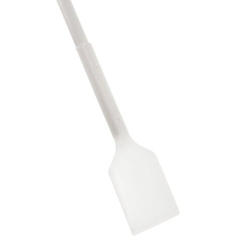 Bel-Art 368320001 Paddle Sample Scraper with White HDPE Flexible Blade, W x