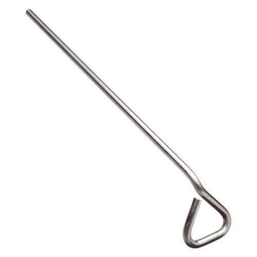 Bel-Art 377360006 Reusable 16mm Stainless Steel Bacterial Cell Spreader for