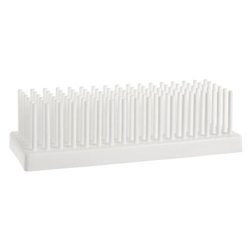 Bel-Art 189100102 Full-View Peg Test Tube Rack for 10 to 13mm Tubes, White