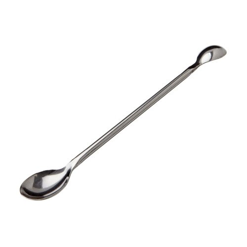 Bel-Art 367290021 Double-Ended 21cm Stainless Steel Sample Spoon with 1.6