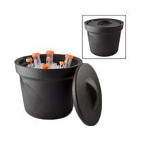 Bel-Art 188484002 Magic Touch™ Insulated Lab Ice Bucket with Lid, 4-Liter,